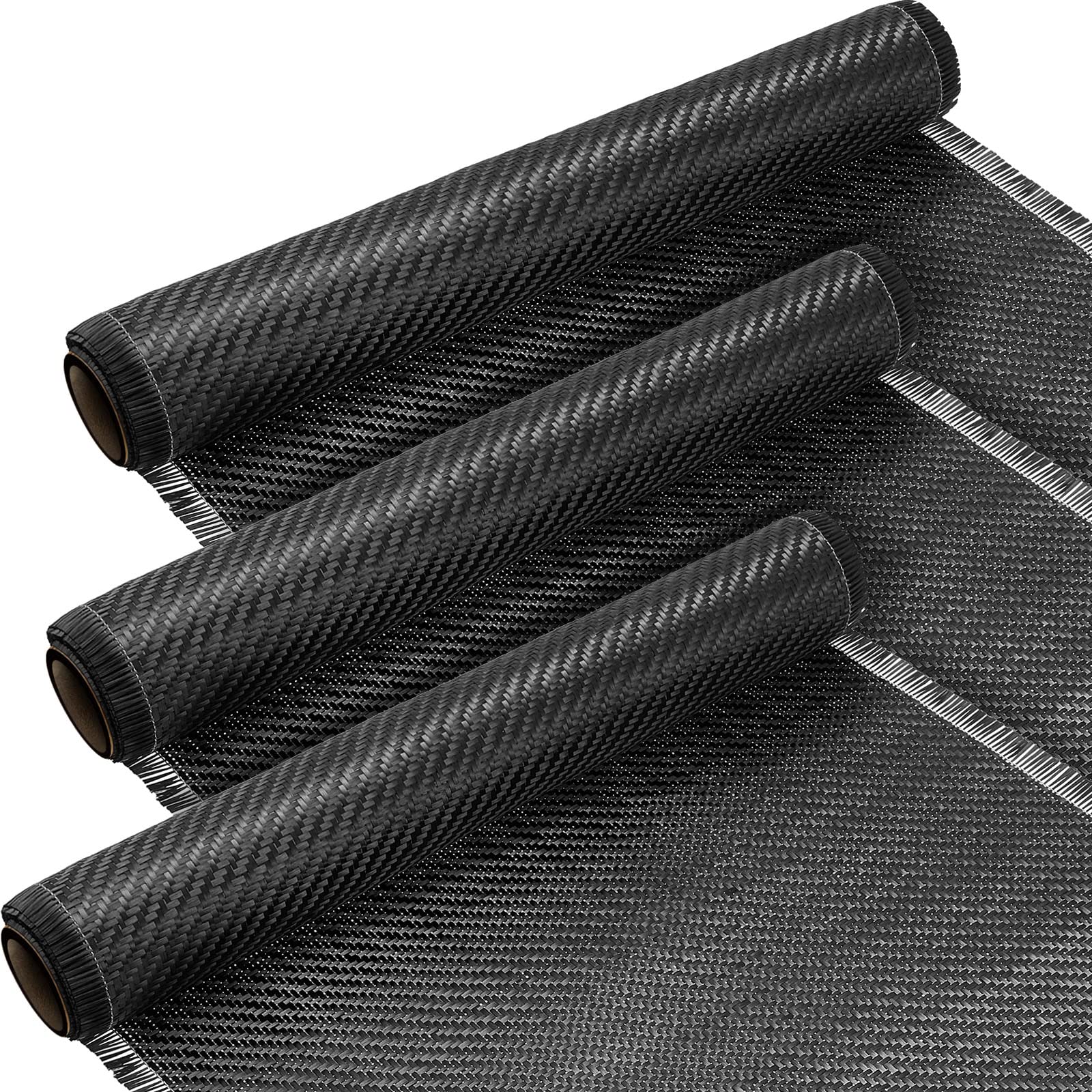 Mua Tatuo 6.5ft x 12" Carbon Fiber Fabric Roll Pure Fabric Carbon Fiber ...