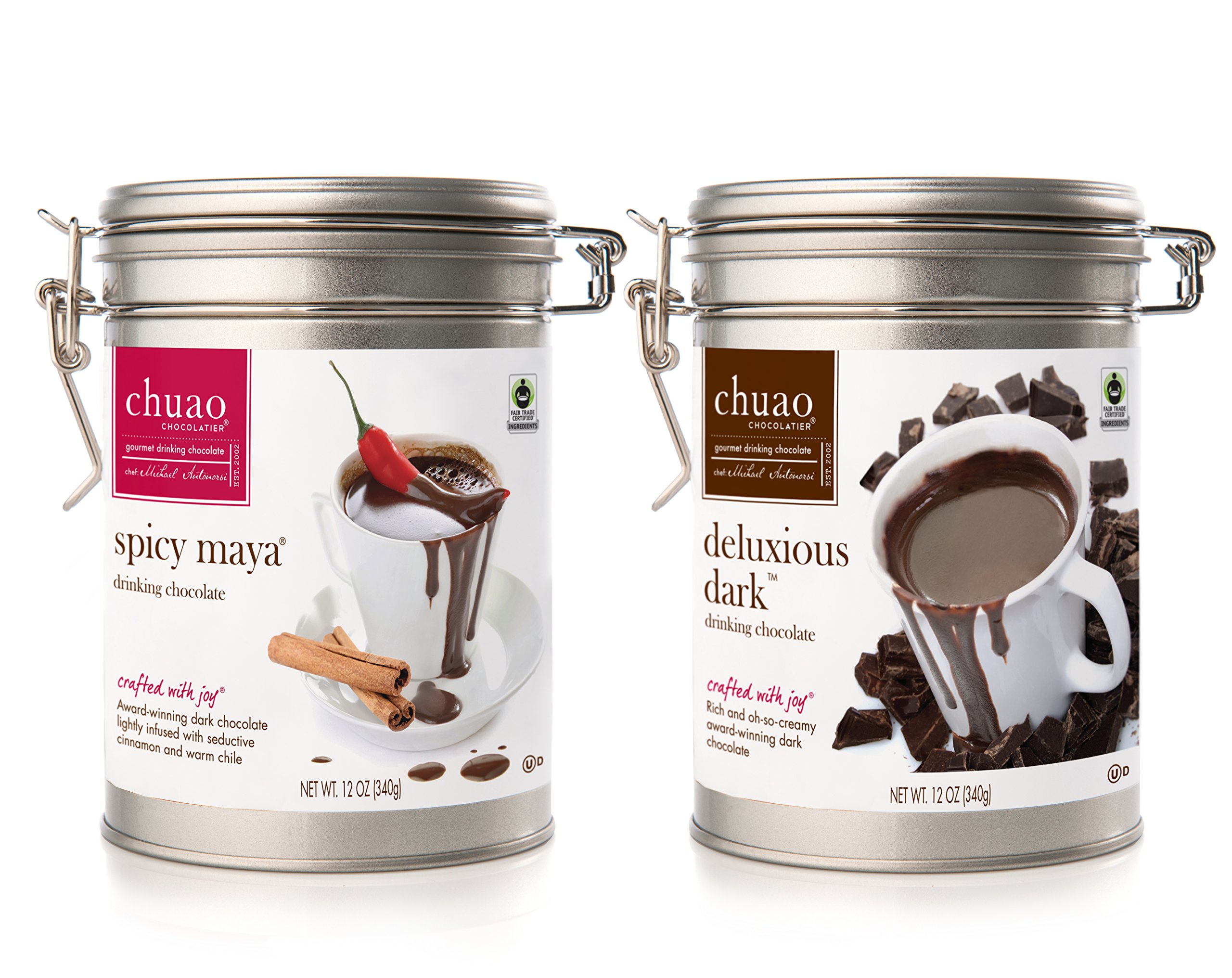 Amazon.com : Chuao Spicy Maya Drinking Chocolate (12 oz.) - 2 Pack ...