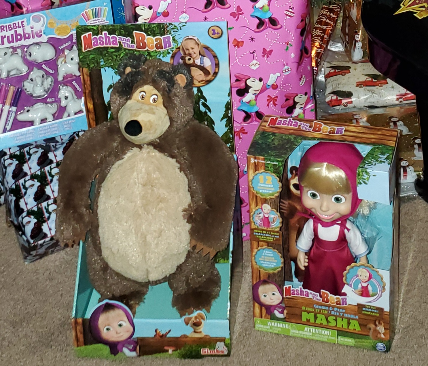 $10/mo - Finance Masha and The Bear Masha, Bear Plush Toy, 43 cm | Buy ...