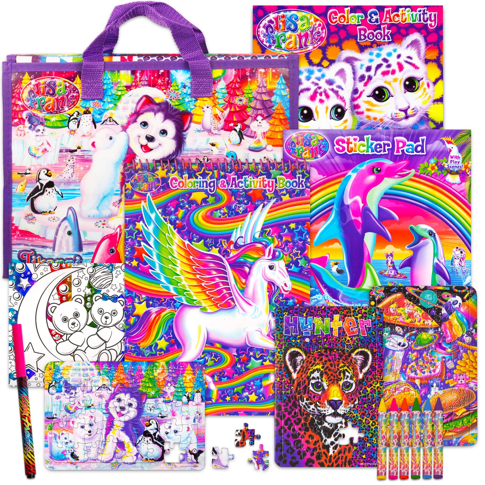 Mua Coloring Book and Stickers Set - Giant Lisa Frank Coloring and ...