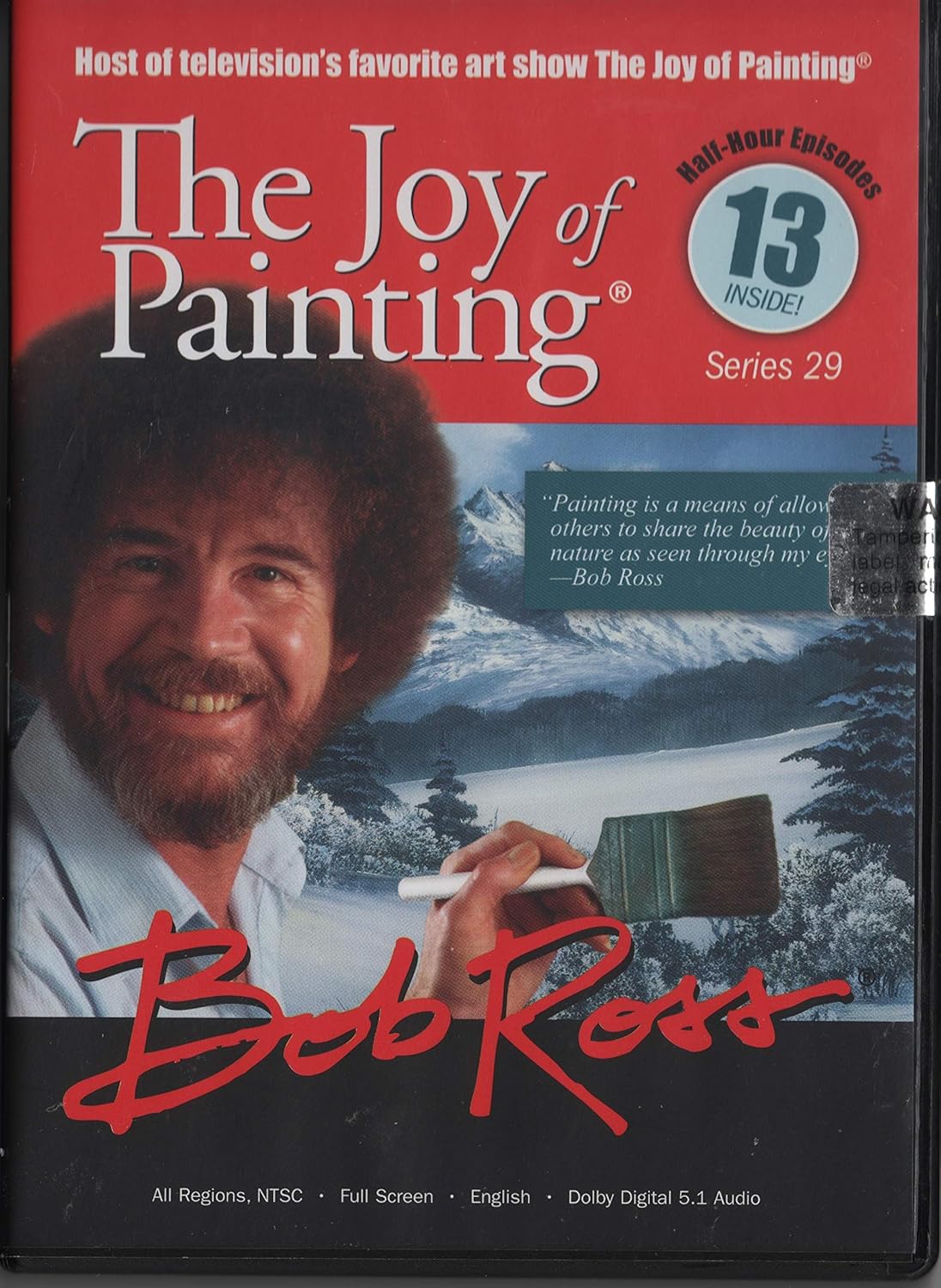 Amazon.com: Bob Ross Joy of Painting TV Series DVDs #29 DVD