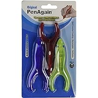 PenAgain 3 Pack Pens RED BLUE GREEN or NEON GREEN (00063) : Amazon.ca ...