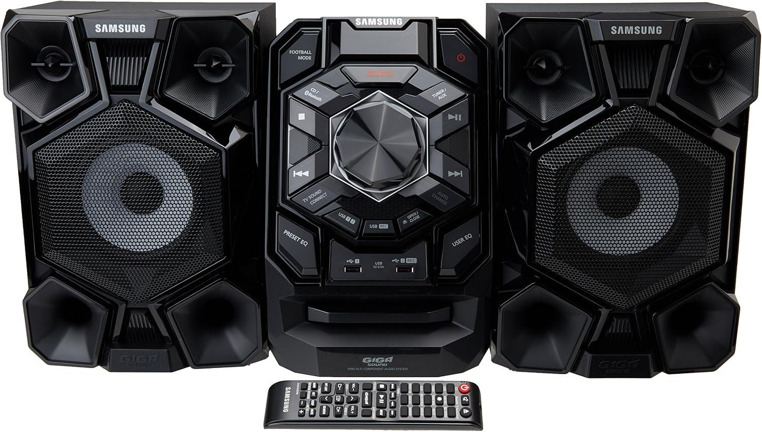 Samsung MX-J630 Minicomponente 2530 Watts, USB, Bluetooth, Karaoke ...