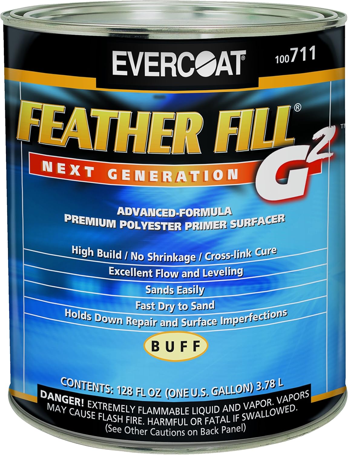 Amazon.com: Evercoat 711 Feather Fill G2 Buff Polyester Primer Surfacer ...