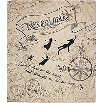 Peter Pan Neverland Map Disney