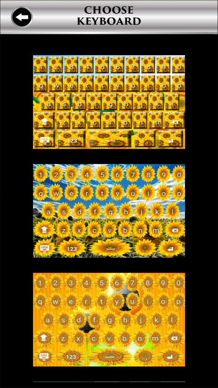 Amazon.com: Sunflowers Keyboards : Apps & Games