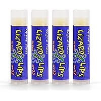 Amazon.com : Lizard Lips SPF 22 Lip Balm - Original Vanilla 4 Pack (4 ...