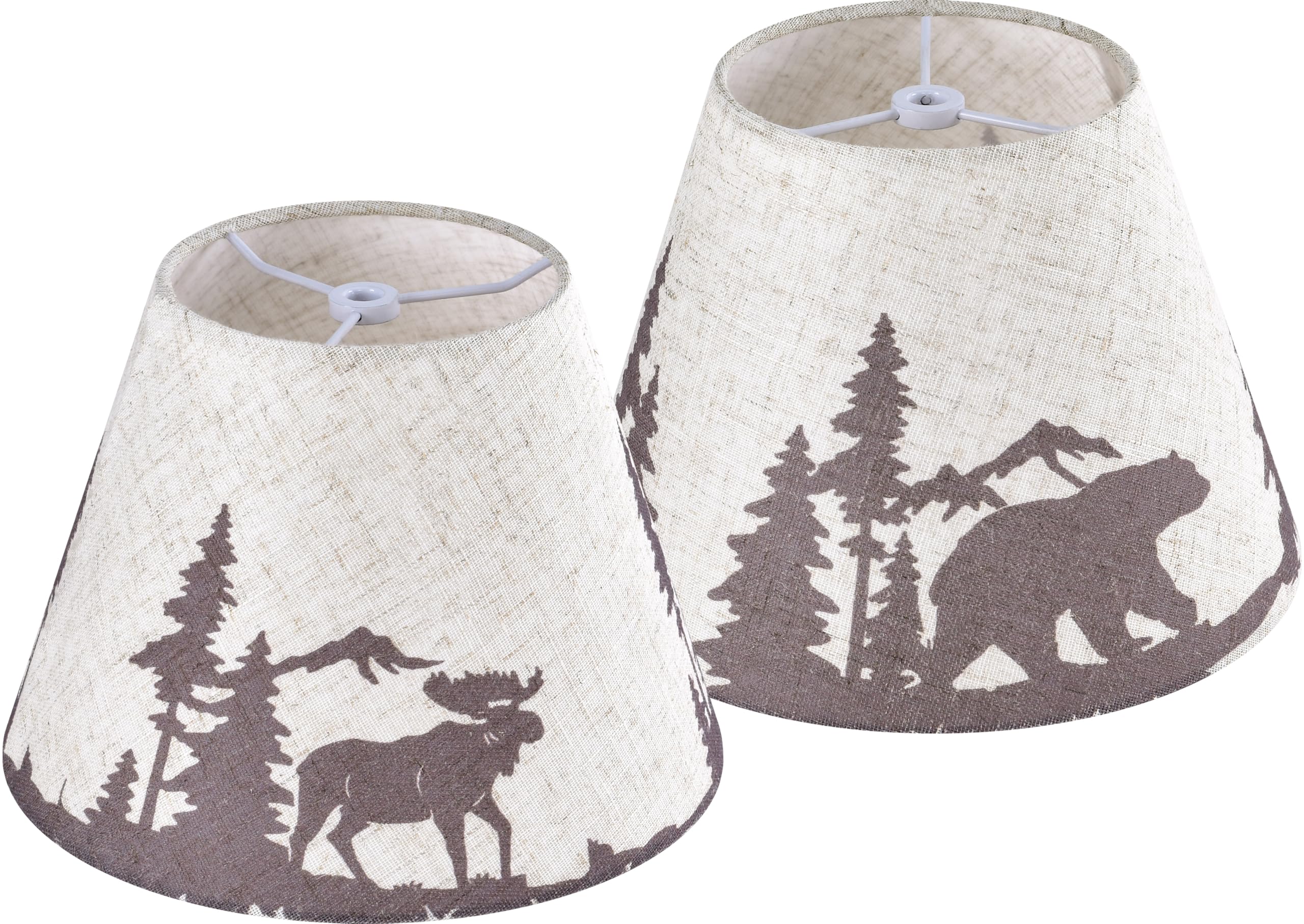 Small Animal Lamp Shades Set of 2 Bell-5"Top× 9" Bottom× 6.4" High ...
