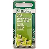 Amazon.com: Littelfuse LMIN015.VP MINI Low Profile 15 Amp Carded Blade Fuse, (Pack of 5) : Tools ...