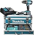 Makita DHP453RFX2 Perceuse viceuse à percussion /2 batteries 18 V 3Ah ...