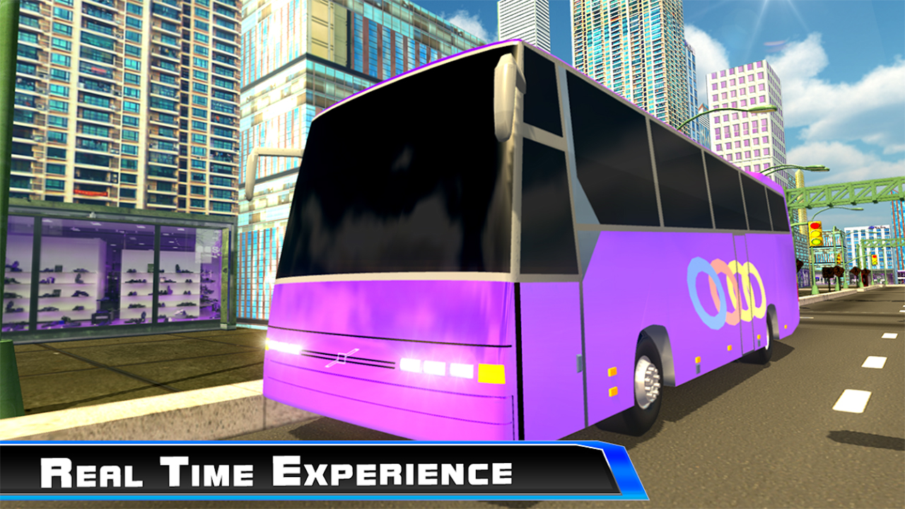 Modern City Tourist Bus Simulator 3D: Pick & Drop Passengers In Driving Parking Racing Transport ...