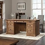 Amazon.com: Sauder Palladia Executive Desk, L: 65.12" x W: 29.53" x H ...