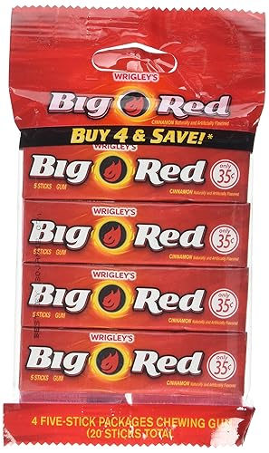 Big Red Cinnamon Chewing Gum (15 sticks): Amazon.co.uk: Grocery