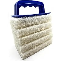 Amazon.com: Handled Bath Scrubber 6 Piece Heavy Duty Cleaning Scrub ...