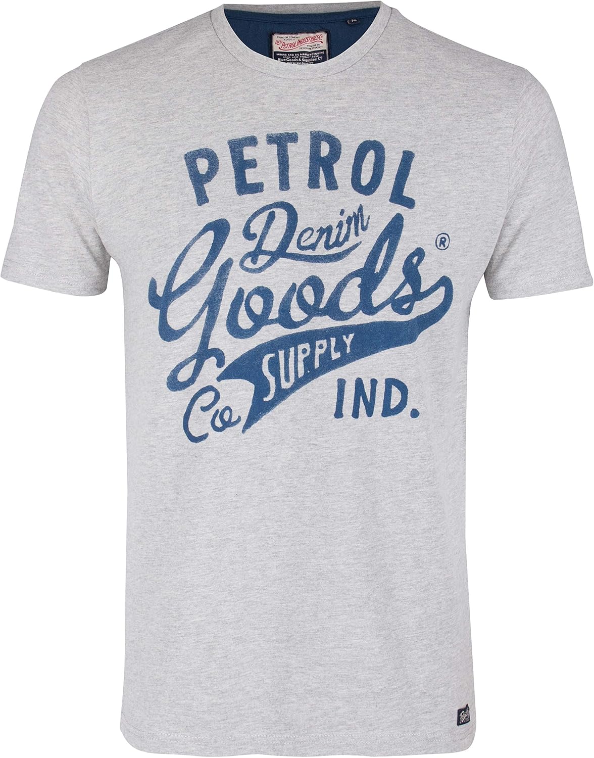 Petrol Industries Herren M-FW17-TSR200 T-Shirt, Grau (hellgrau-meliert ...