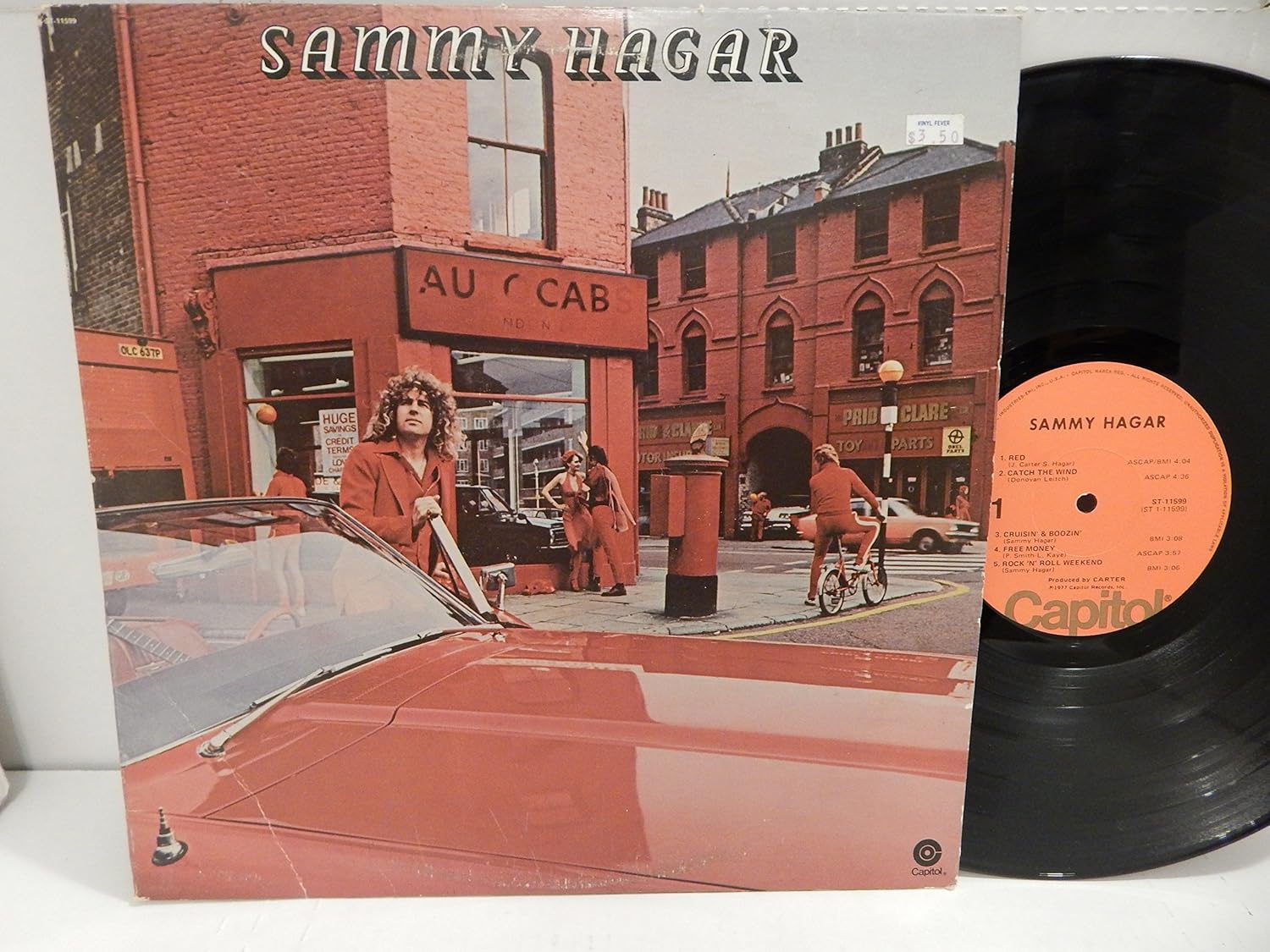 Sammy Hagar - Sammy Hagar RED ALBUM Second Solo Vinyl LP Record ...
