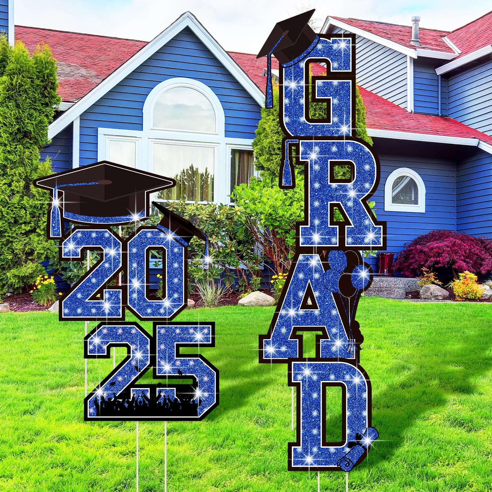 Memorywuu 7 Pcs Graduation Yard Signs Class of 2025 Graduation ...
