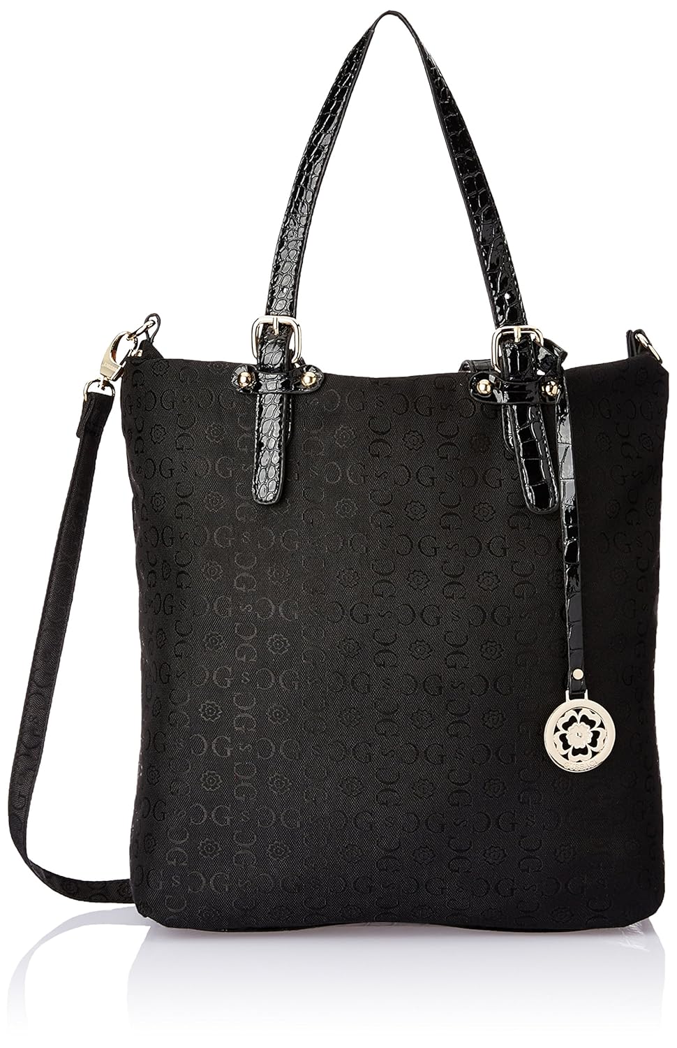 Buy Gussaci Italy Women's Handbag (Black) (GC021) at Amazon.in