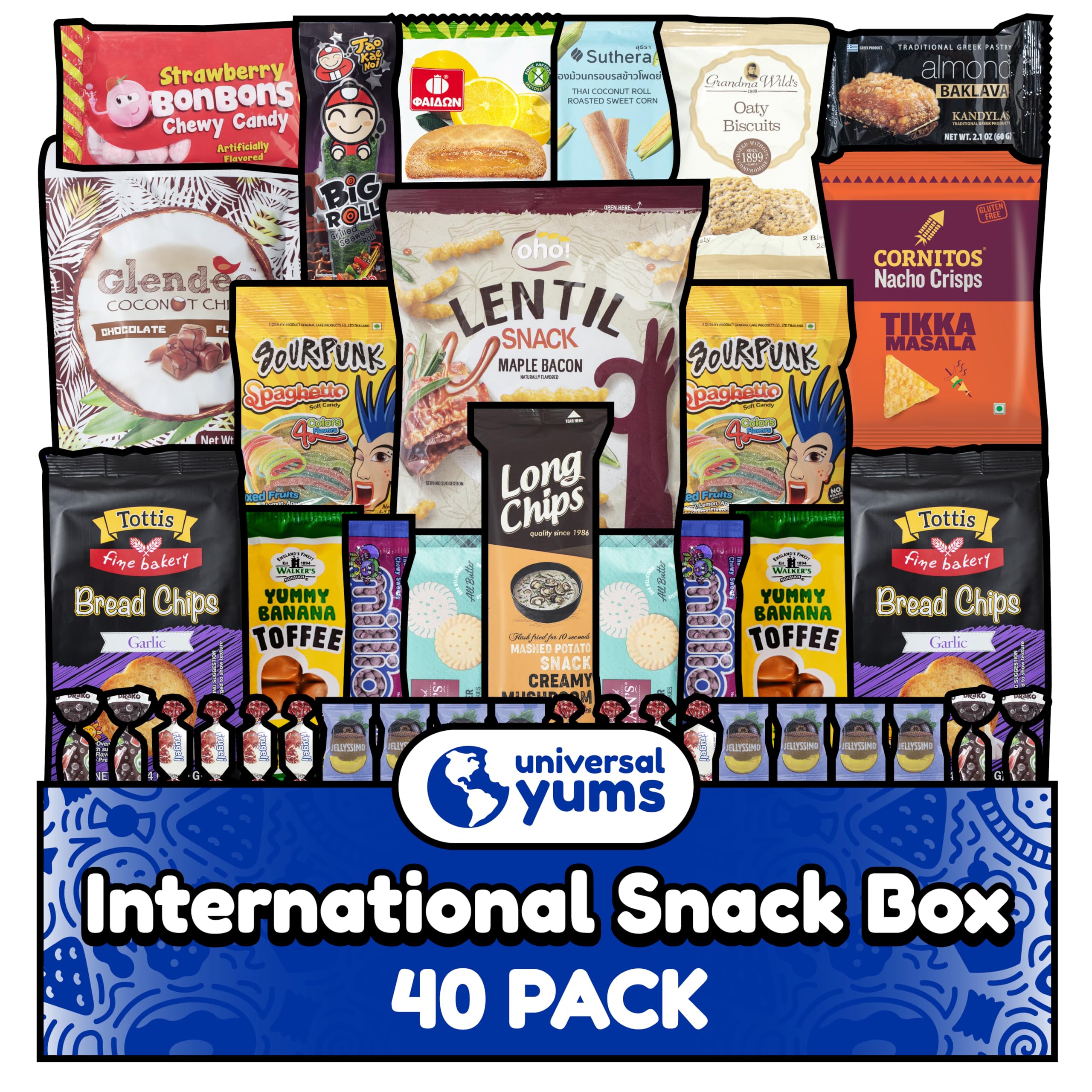 Mua International Snack Box | Variety Pack Of Chips, Candy, Chocolates ...