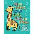 Amazon.com: My First Toddler Coloring Book: Fun with Numbers, Letters ...
