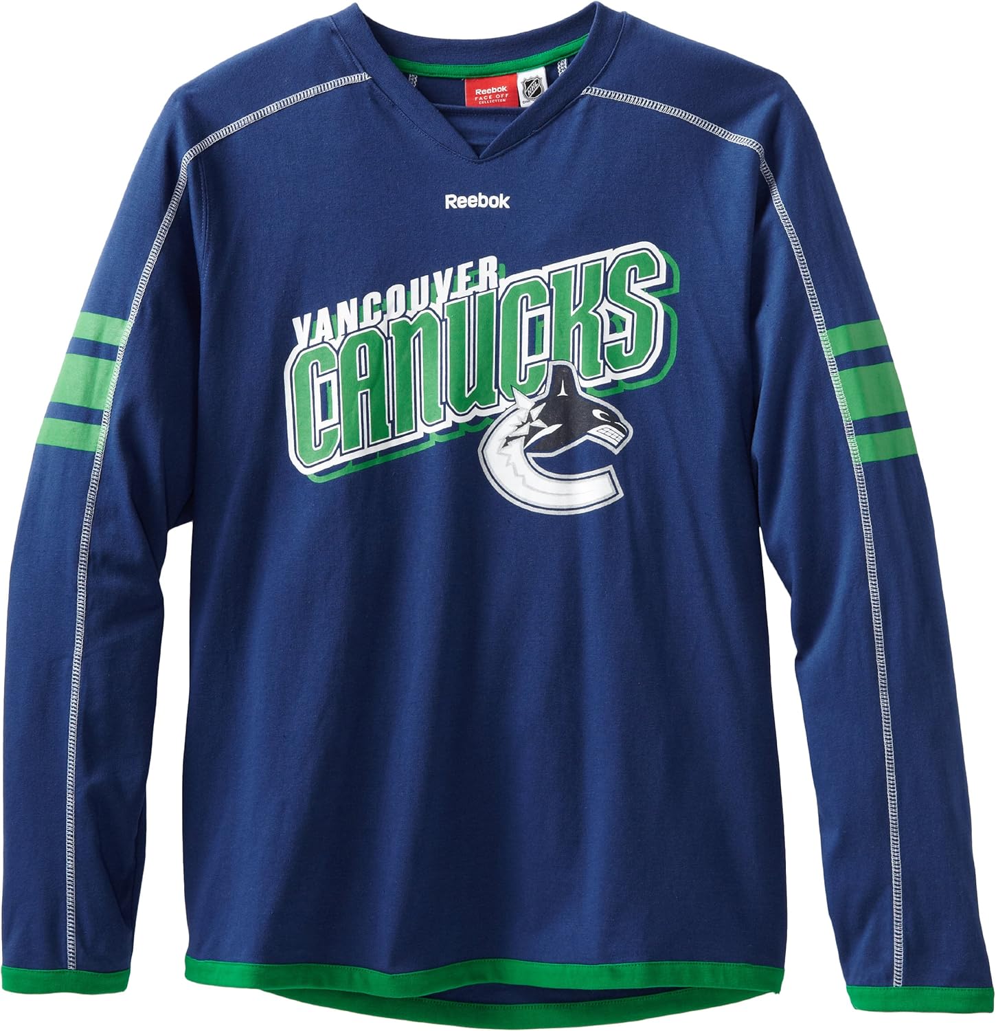 Amazon.com : NHL Vancouver Canucks Long Sleeve Jersey T-Shirt, Small ...