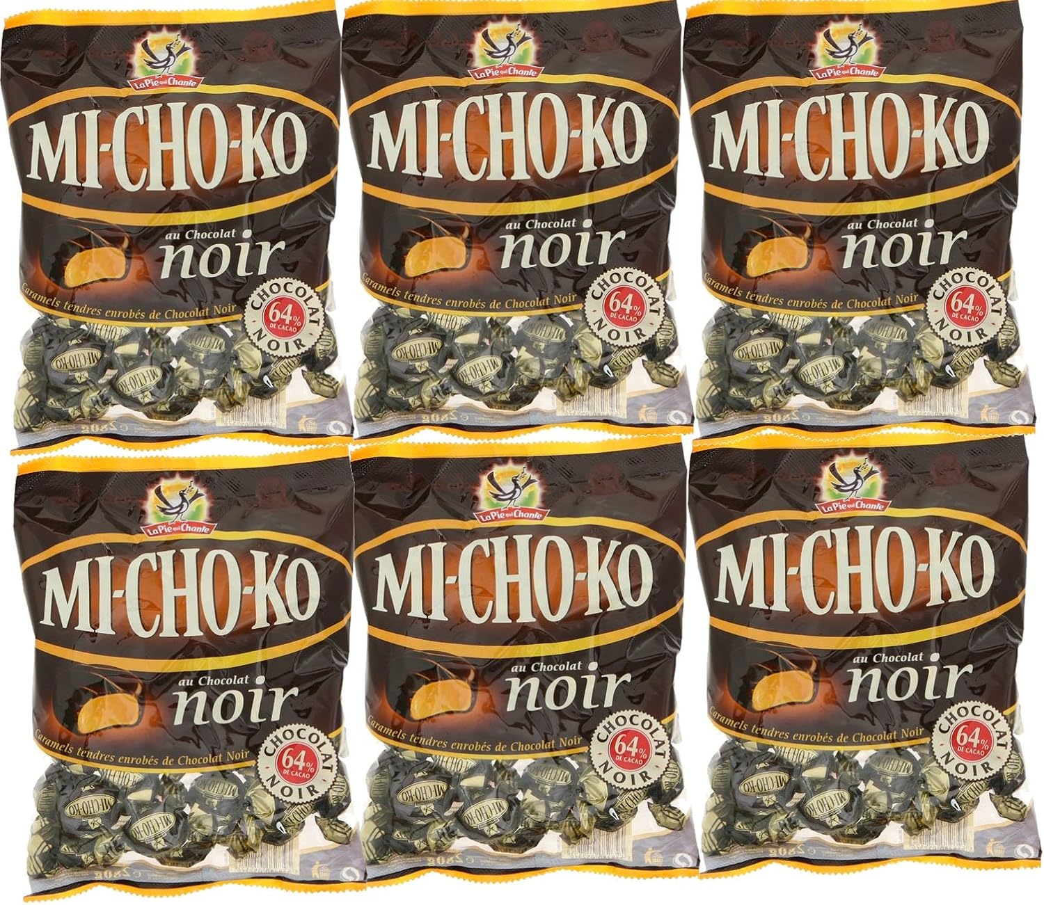 French Michoko, Soft caramels Coated in Dark Chocolate - Mi-cho-ko ...