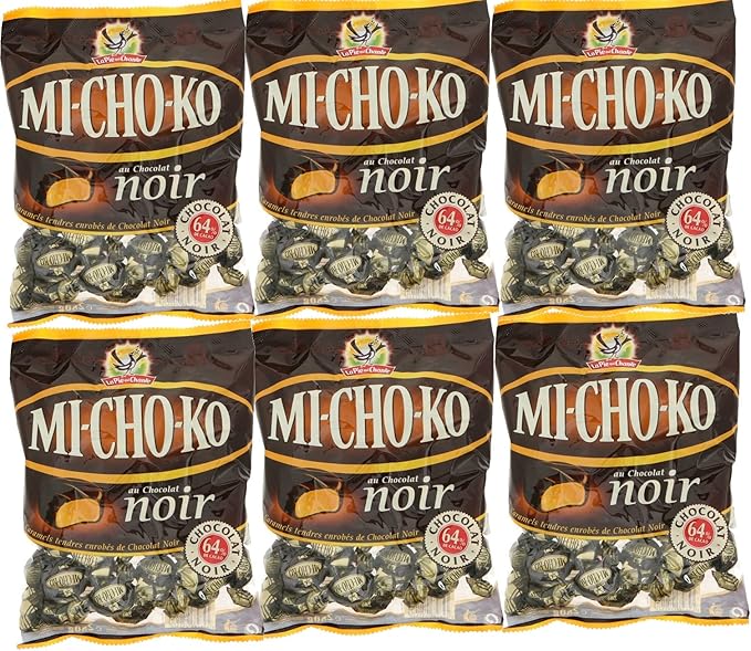 French Michoko, Soft caramels Coated in Dark Chocolate - Mi-cho-ko ...
