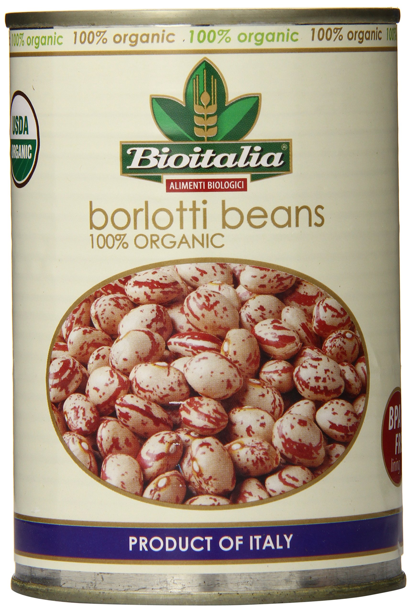 Amazon.com : Bioitalia Cannellini Organic Beans, 14 Ounce (Pack of 12 ...