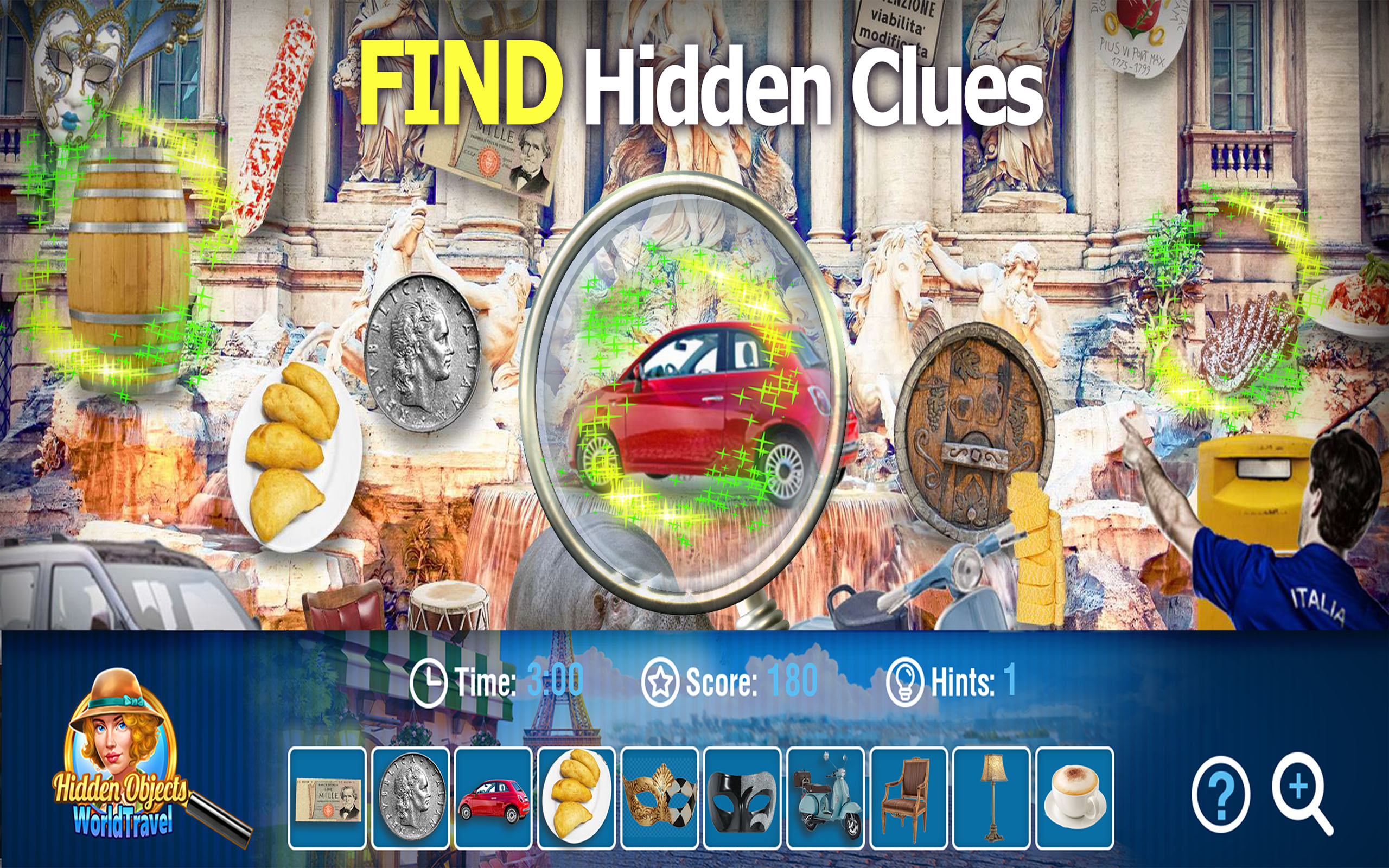 Hidden Objects Road Trip Quest – New York, Italy, Florida, Hawaii and ...