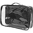 Amazon.com: Small Clear Travel Packing Cube / See Through PVC Plastic ...
