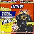 Amazon.com: Hefty Ultra Strong Multipurpose Large Trash Bags, Black ...