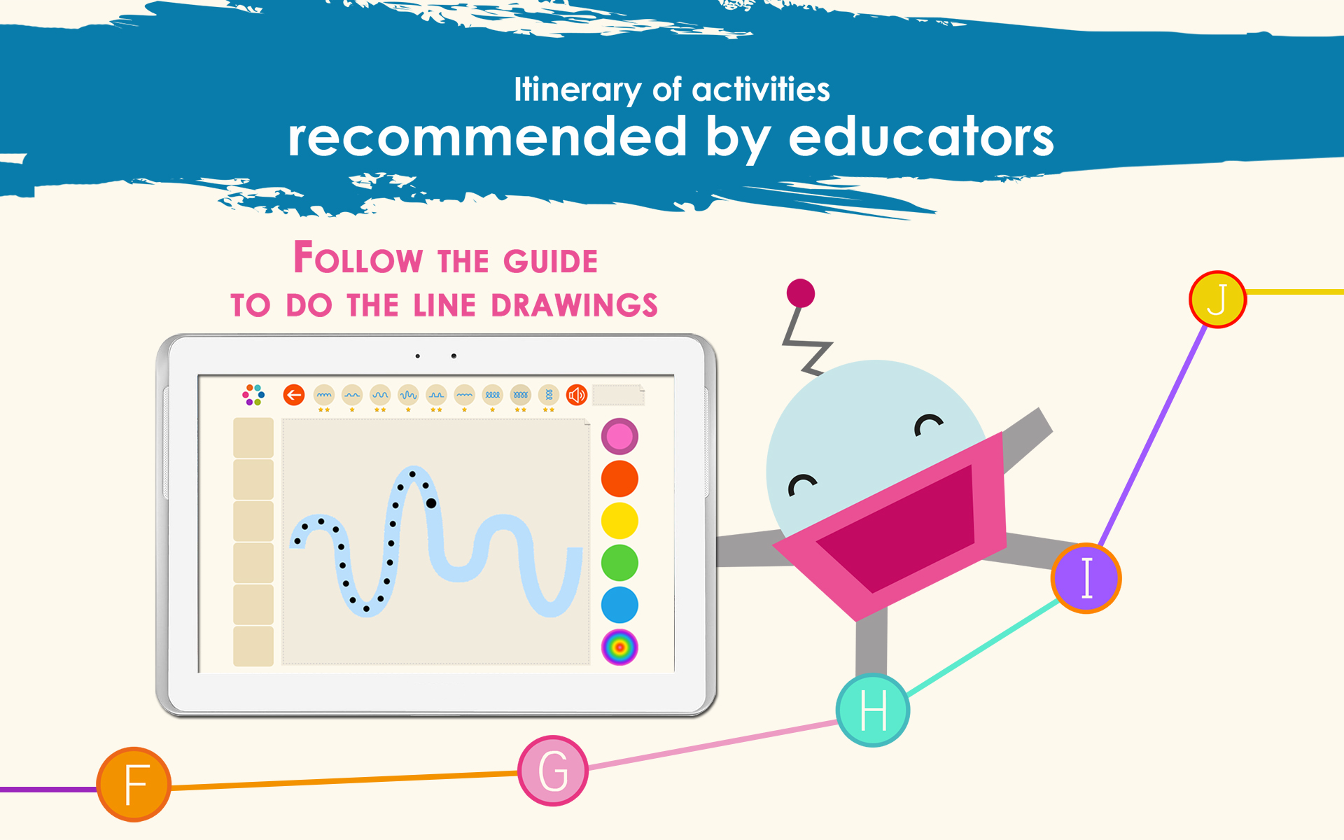 Lines & uppercase letters workbook, tracing worksheets with graphomotor ...