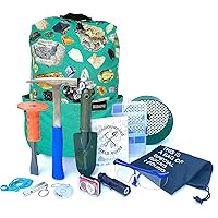 Rockhounding Tools - Geology Rock Pick Hammer Kit w/ 32 Page Rock ...