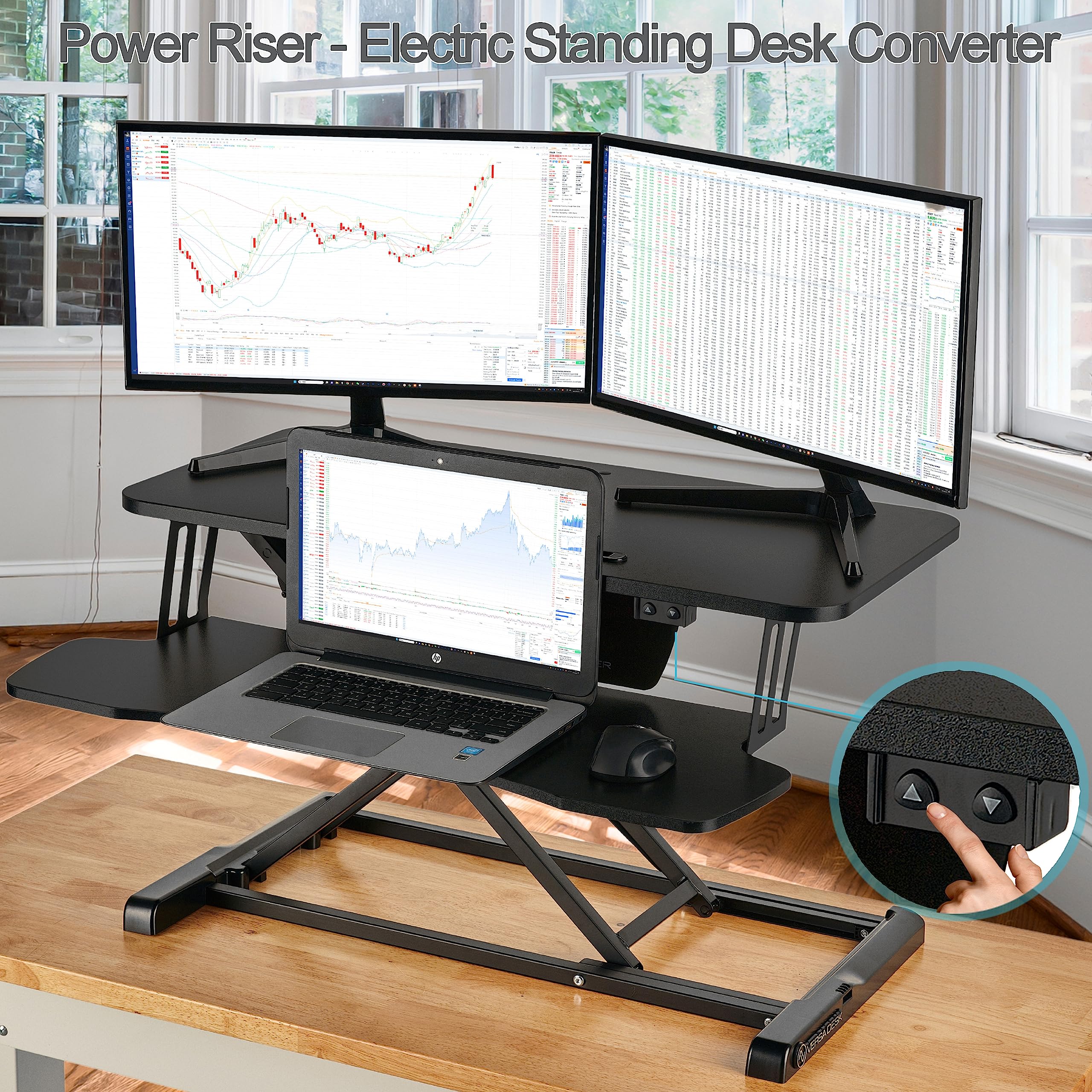Mua VERSADESK® PowerRiser® 32" x 24" Electric Standing Desk Converter ...