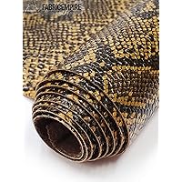 Amazon.com: Vinyl Fabric Embossed Texture Rattlesnake Fake Leather Sold ...
