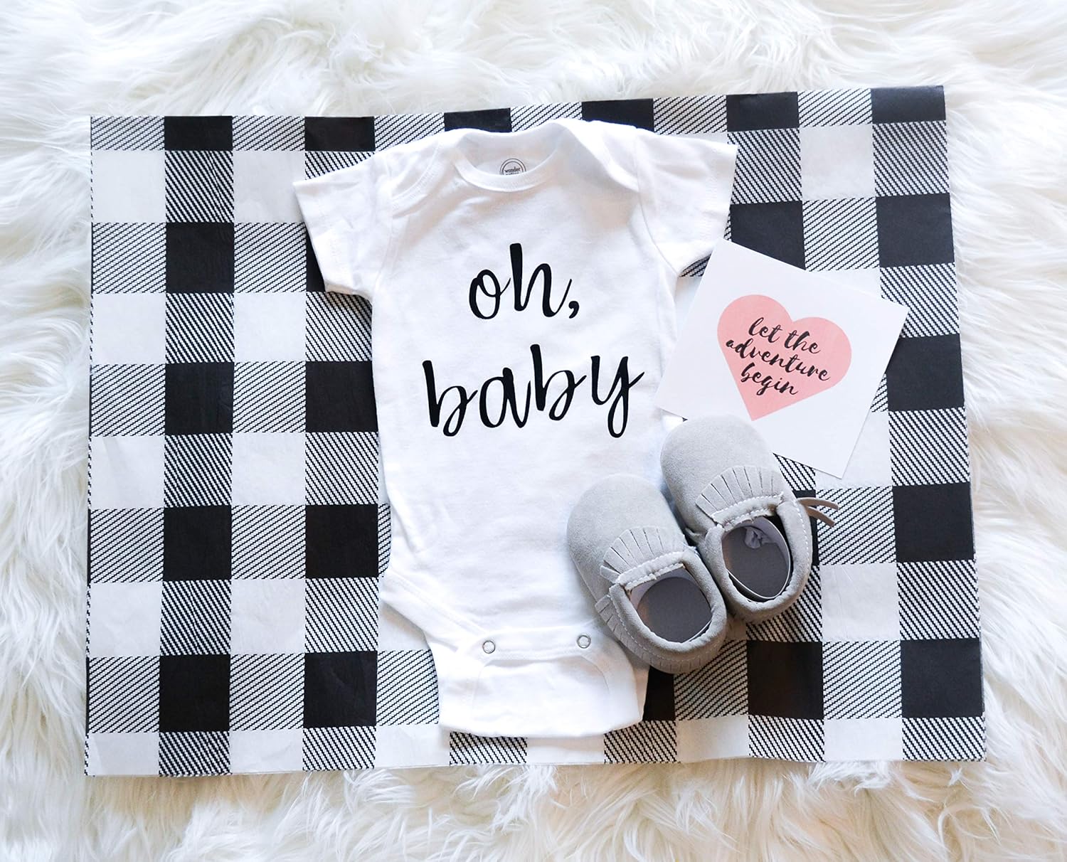 Surprise Reveal Maternity Photography Baby On The Way Custom Baby Onesie Personalized Baby 