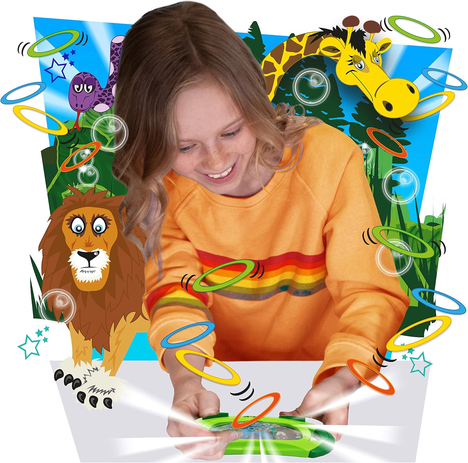 Safari Animals Water Hoopla Handheld Game From Deluxebase – BigaMart