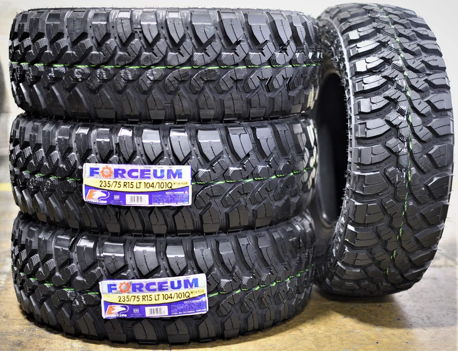1 X LT235 75R15 Forceum MT 08 Mud Terrain New Tires LRC 6PR 235 75 15