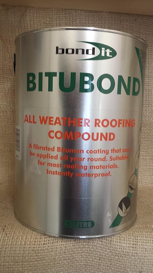 Bond-It All weather roofing compound - 5 litre - waterproof coating for ...