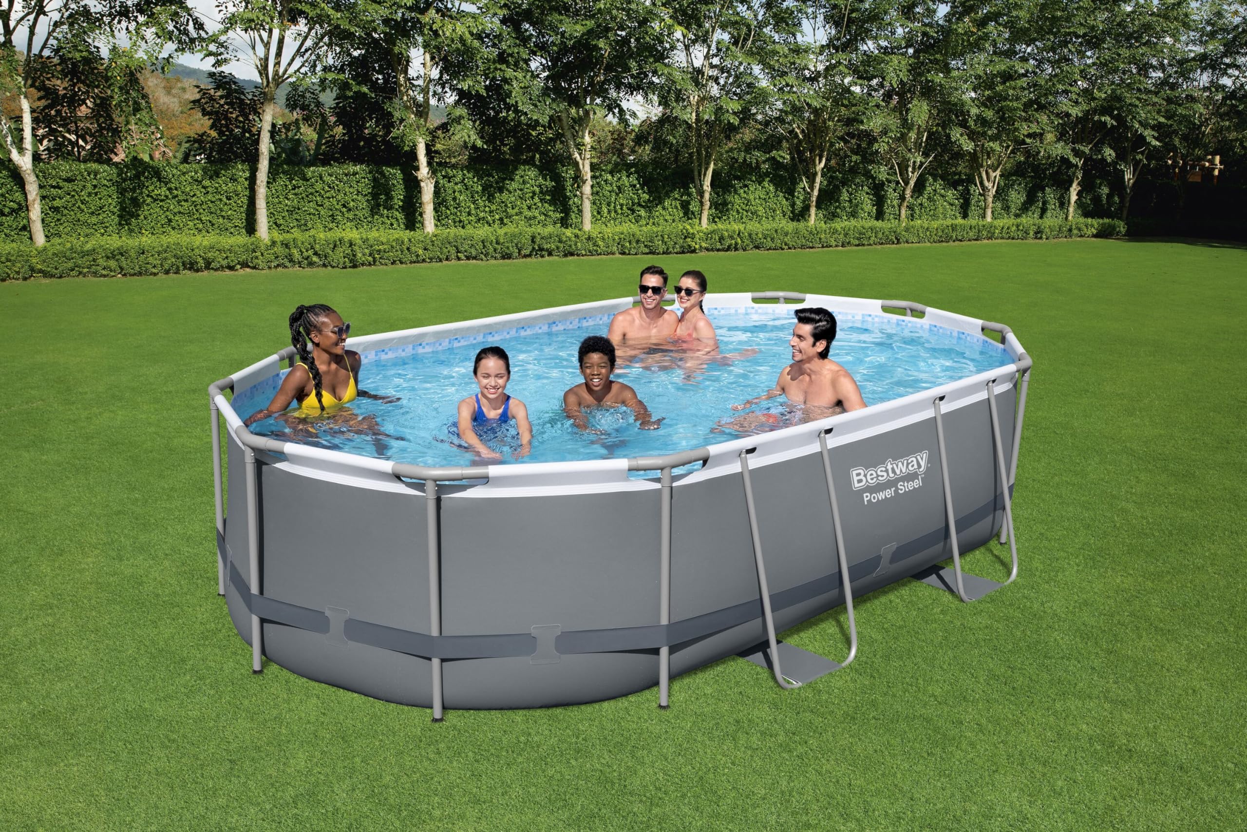 Mua Bestway Power Steel Frame Pool Complete Set with Filter Pump 488 x ...