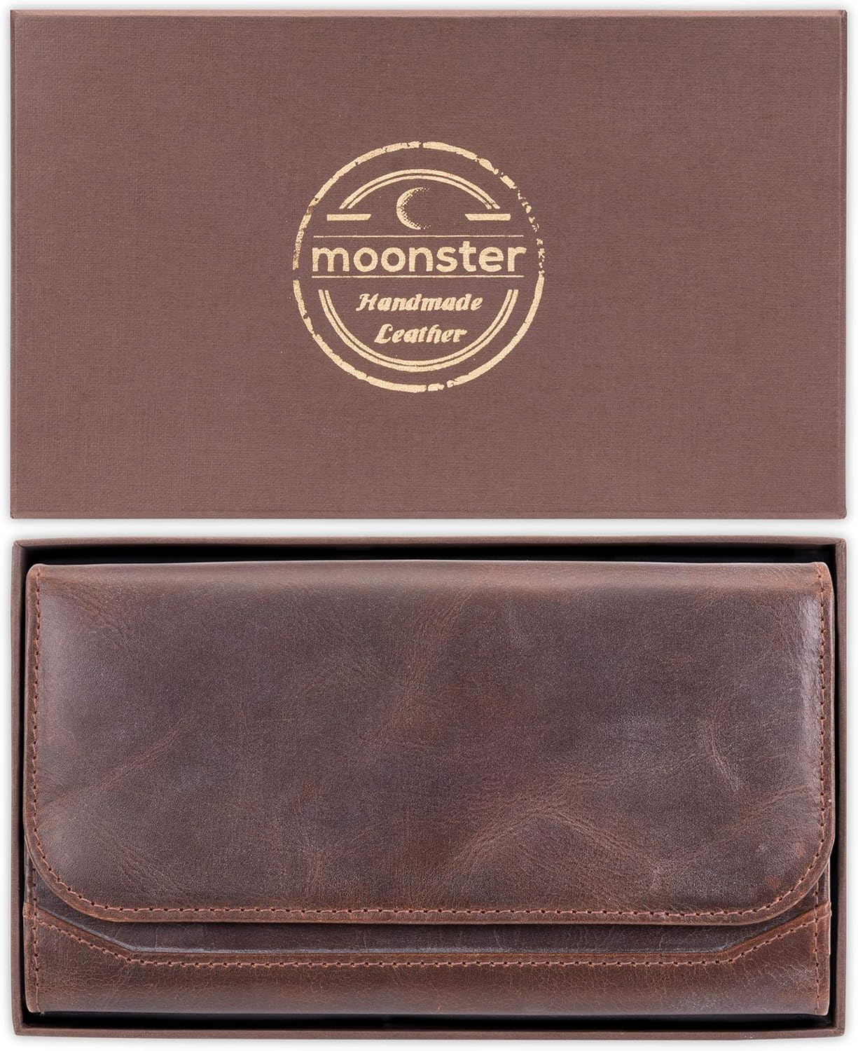 Moonster Purses for Women – Genuine Buffalo Leather Wallets, Card Cases ...