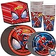 Amazon.com: Spiderman Birthday Party Supplies Set - Serves 16 Guests ...