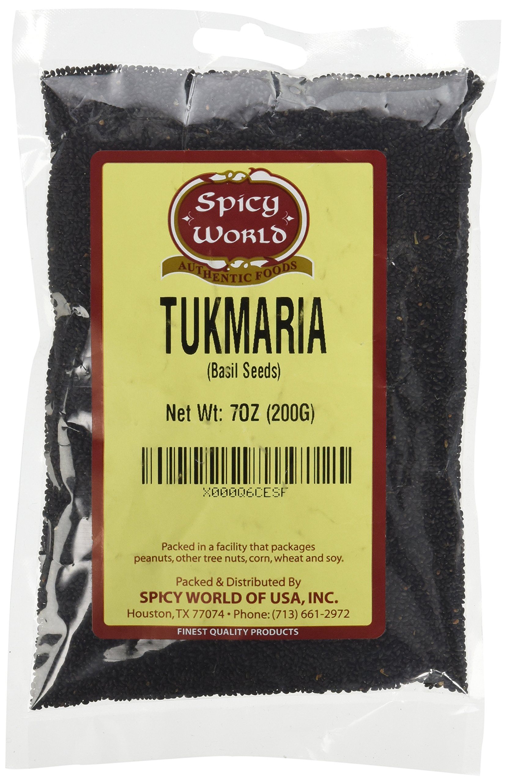 Swad 400gm Tukmaria Sacred Basil Seeds, 14Oz: Amazon.com: Grocery ...