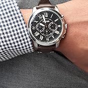 Buy Fossil Grant Chronograph Black Dial Men's Watch - FS4813 Online at ...
