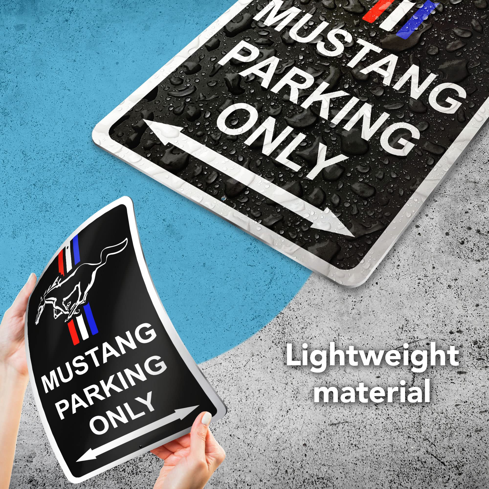 Mua Mustang Sign - 8x12 Aluminum Garage Gifts for Men - Mustang Man ...