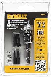 DEWALT Conjunto compacto de carga rápida DW2507, 6 peças | Amazon.com.br