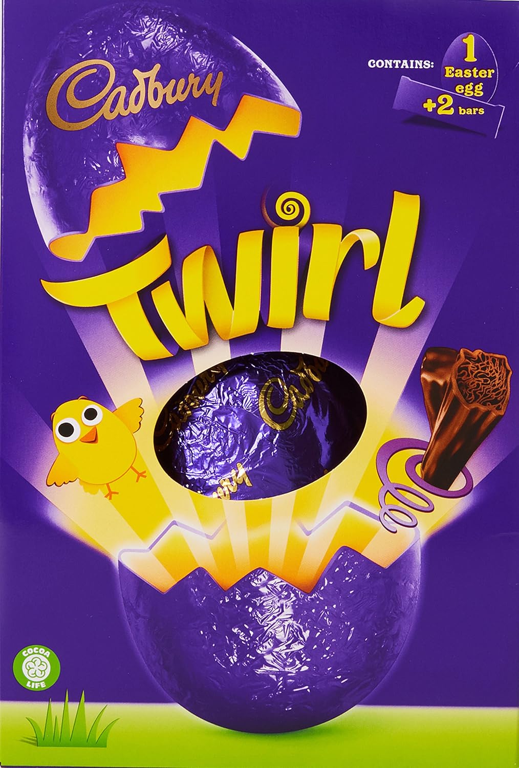 Cadbury Twirl Large Easter Egg 282 g (Pack of 6): Amazon.co.uk: Grocery