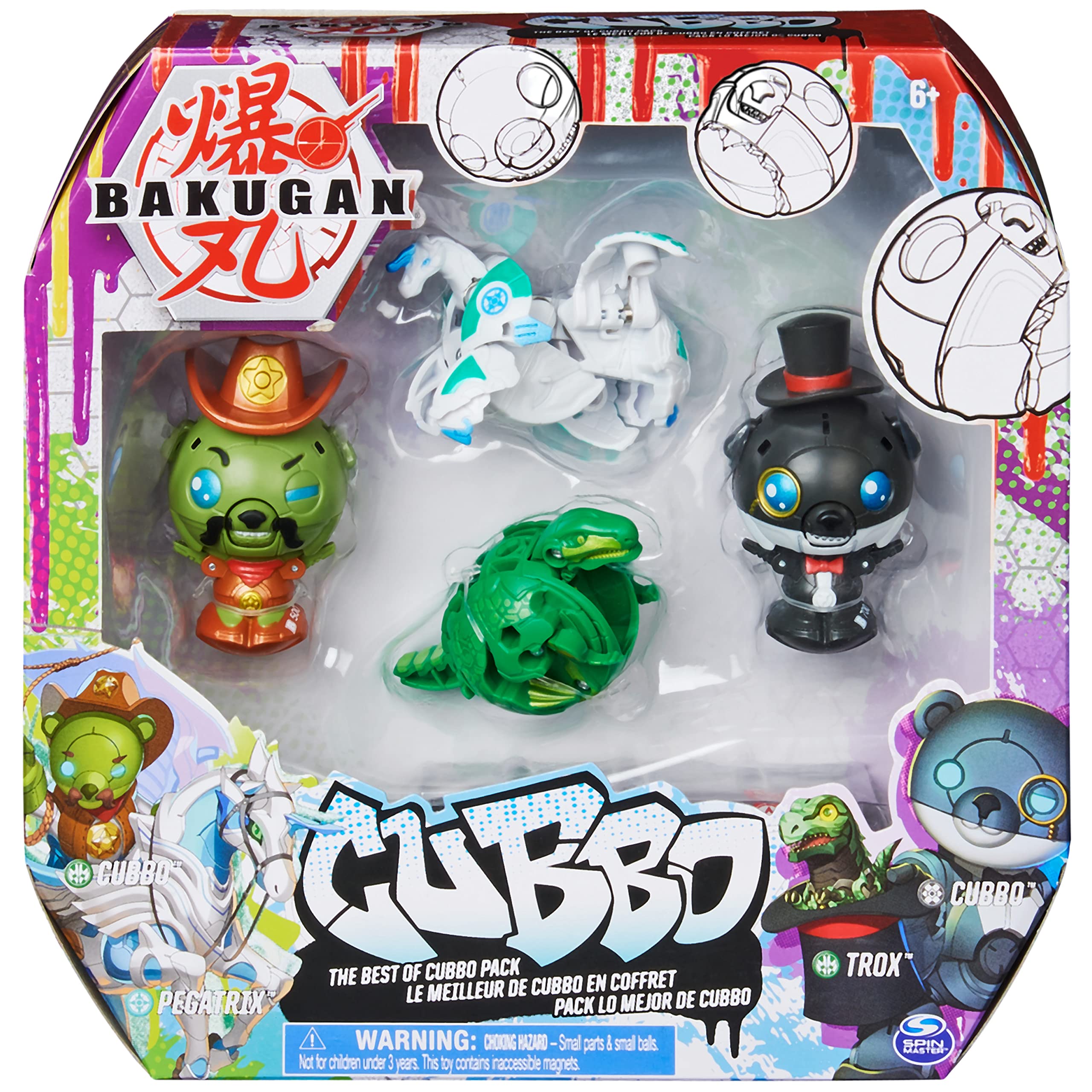 Mua Bakugan The Best of Cubbo Pack (Includes Magician and Cowboy Cubbo ...