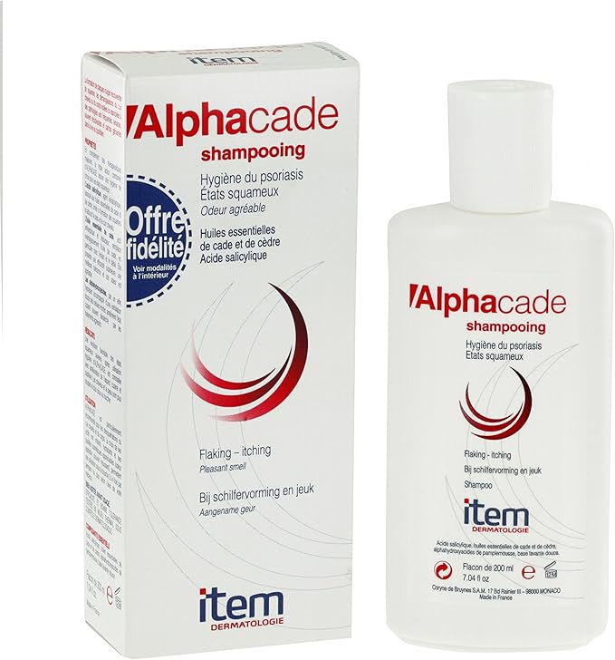 Item Dermatologie Alphacade Shampoing PSO Etats Squameux 200 ml: Amazon ...