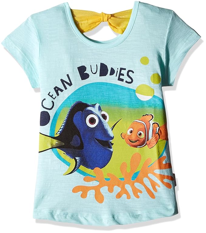 Buy Finding Dory Girls' T-Shirt (FD1EGT2025_Blue Radiance_13-14 Years ...